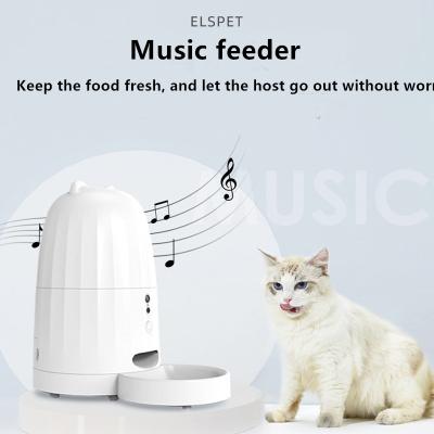 Cina Controllo a distanza cronometrante dell'alimentatore automatico intelligente quantitativo dell'animale domestico video per il gatto del cane in vendita