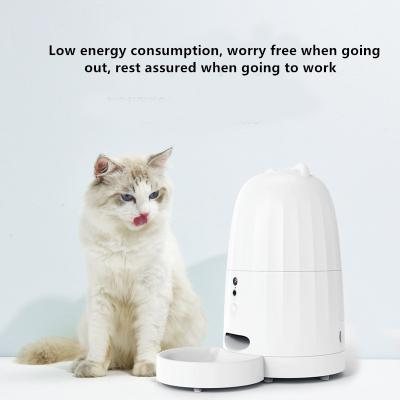 Cina Controllo a distanza cronometrante dell'alimentatore automatico intelligente quantitativo dell'animale domestico video per il gatto del cane in vendita