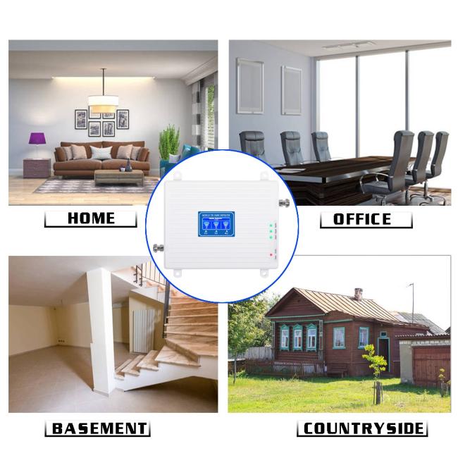 2 3 4G 900 1800 2100MHz Tri Band Factory Most Affordable Mobile Phone Signal Network Repeater / Booster / Signal Amplifier