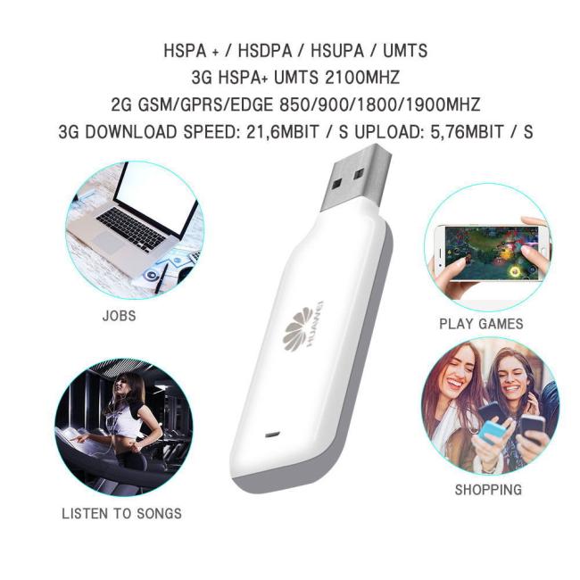 Huawei E3533 HSPA + Ultra Stick Surf Stick with up to 21.6mbit/S 3G Wireless USB Modem Random Delivery Pk E3531 E3131