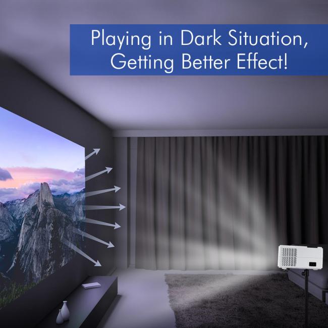 Factory Cp600 Projector Home Movies Video LCD LED Portable Film