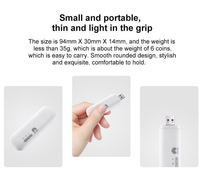 Unlocked Huawei 4G USB Modem E8372h-820 E8372 Wingle LTE Universal 4G USB Modem WiFi Hotspot Support 16 WiFi Users