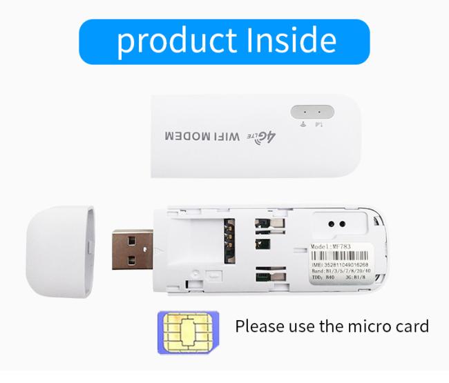 Unlocked OEM 150Mbps LTE USB WiFi Wingle Mf783 for OEM