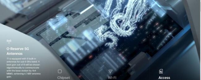 5G CPE T1a network settings