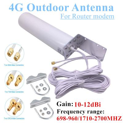 China SMA 12dBi Omni 4G Signal Booster 3G TS9 2.4GHz CRC9 WiFi LTE Antenna For Huawei for sale