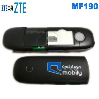 China externes 3G USB drahtloses Modem 3G 7.2Mbps ZTE MF190 Dongles-HSDPA zu verkaufen