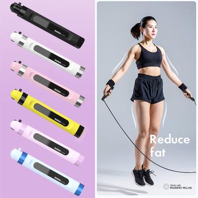 China LCD Screen Digital Jump Rope Light Fitness Smart Skipping Rope with Huawei Hilink APP for sale