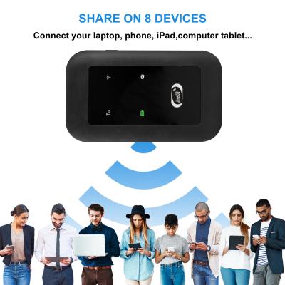China 4G LTE Wifi Mini Router Machine Portable 150Mbps With Sim Card Slot Wifi for sale