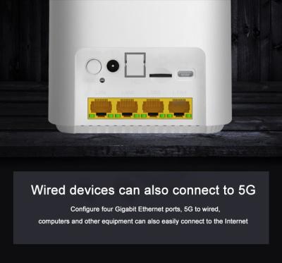 China Unlock ZLT X21 CPE Indoor Sub NSA SA Modem 6GHz Wifi Router Mobile Wireless 5G for sale