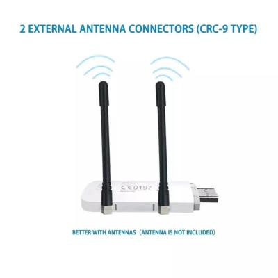 China Unlocked Huawei E3372h E3372h-510 USB Dongle 4G LTE 150Mbps 2PCS Antenna Dongle USB Modem for sale