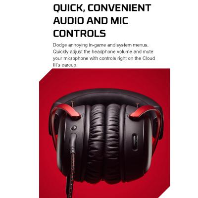 China Hy-perX Cloud 3 III Wired Gaming Headset With DTS Sound Mic USB Noise-Cancelling Headphone for PC PS Xbox Switch Earphone for sale