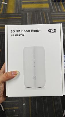 China ZYXEL NR5103EV2 5G Router 5G NR Indoor Router 4.7Gbps WiFi6 4G LTE Cat19 5G WiFi CPE With Sim Card Slot WIFI6+ Mesh TS9 Ports for sale