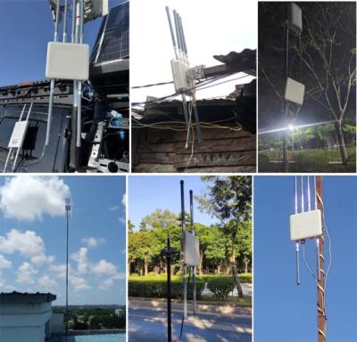 China 5400Mbps Tri-Band 2.4G/5.2G/5.8G Wifi 6 Outdoor Wireless Access Point for Long Distance Industrial for sale