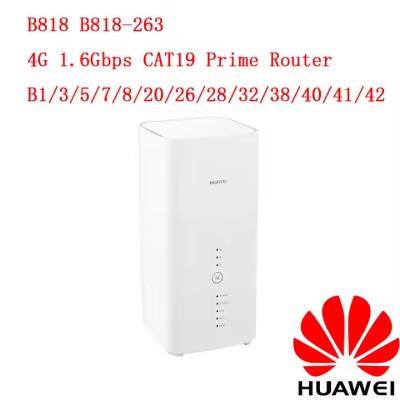 Китай Разблокированный I 4G CPE B818-263 CAT19 4G Роутер 3 Prime 1.6 ГБ до 64 пользователей Wi-Fi Гигабитный порт CPE B818-263 продается