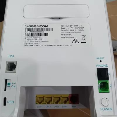 Китай Разблокированный Optus Sagemcom Gateway FST 5366 4G LTE маршрутизатор Wi-Fi Скорость до 2200 Мбит / с Беспроводной ретранслятор со слотом для сим-карты продается