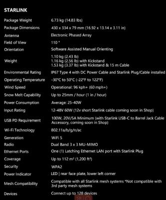 China STARLINK Mini Mini Starlink Mount Kit AC Dual Band Wi-Fi System - White Starlink Mini Internet Kit for sale