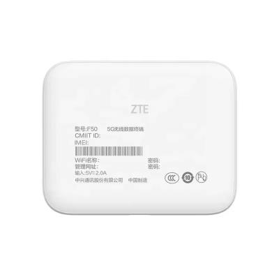 Китай ZTE F50 5G Pocket WiFi Router 1.6Gbps USB Type-C 4G LTE Cat15 SA/NSA 5g Wifi Router с SIM-картой и беспроводным мобильным горячим точкой продается