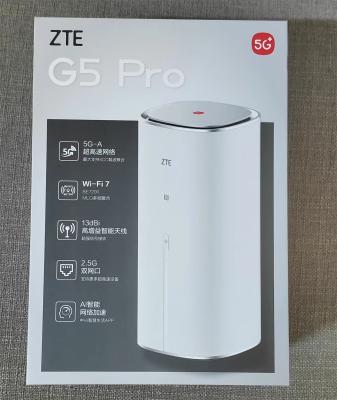 China Nuevo ZTE AI CPE G5 Pro MC8512 WiFi 7 BE7200 Enrutador Dual 2.5G Ethernet Puertos NFC 5G WiFi inalámbrico Sim Modem 4.29Gbps 256 Usuarios en venta
