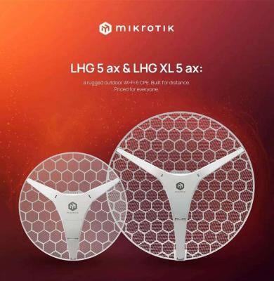 China MikroTik LHG-5axD- XL Wifi 6 (802.11ax) Standard 1200 Mbit/s 5 GhHz Support RouterOS V7 Compatible with All the Environment for sale