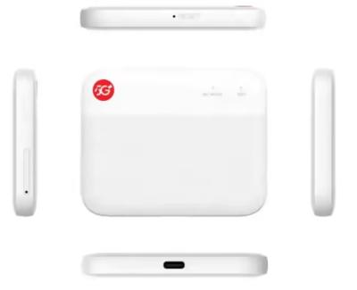 중국 잠금 해제된 ZTE F50 5G 포켓 와이파이 라우터, DL1.6Gb/s 속도 및 고속 연결을 위한 USB 3.0 Type-C 판매용