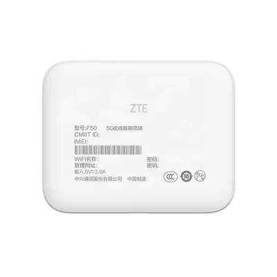중국 잠금 해제된 ZTE F50 5G 포켓 와이파이 라우터, DL1.6Gb/s 속도 및 고속 연결을 위한 USB 3.0 Type-C 판매용