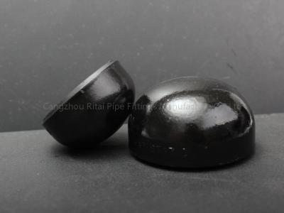 Cina Cappucci protettivi a 1 pollici WPL6, accessori per tubi del tubo dell'ANSI ASME B16.9 d'acciaio del nero di BW SGP in vendita