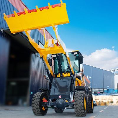 China CE Approved 4WD Front Small Wheel Loader Multi Color Customized Mini Telescopic Loader for Sale for sale