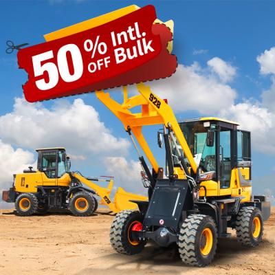 China EPA CE 1.5t Articulated Small Mini Telescopic Boom Wheel Loader Front End Loader Price for sale