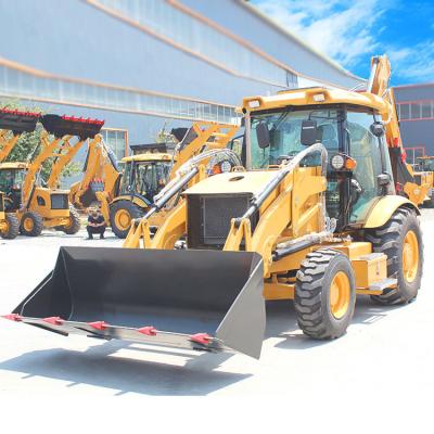 China Hot Selling CE EPA Engine Mini Backhoe Excavator Loader 4x4 Small Backhoe Loader 1-Year Warranty for sale