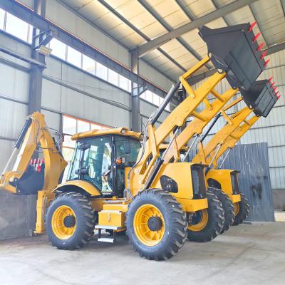 China Free Shipping Farm Backhoe Loader CE EPA 4x4 Mini Front End Tractor Loader Wheel Excavator Backhoe Loader for sale