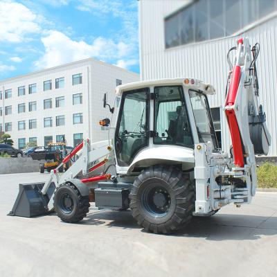 China China Construction Equipment 4 Wheel Drive Backhoe Excavator Loader Articulated Backhoe Loader for sale