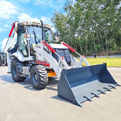 China Free Shipping Backhoe Excavator Loader Tractor New Mini Backhoe Loader 4x4 Wheel Backhoe Loader for sale