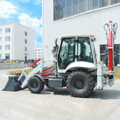 China New Construction Equipment Mini 4x4 Wheel Loader Articulated Backhoe Loader Diesel Wheel Backhoe Excavator Loader for sale