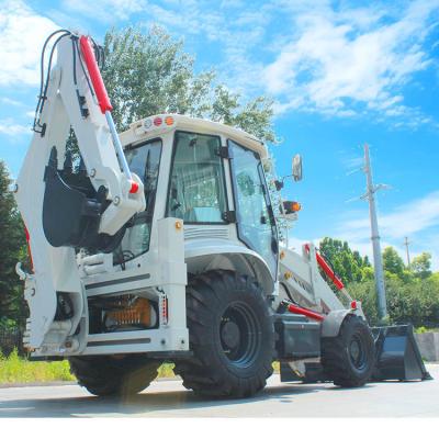 China FREE SHIPPING 4x4 Mini Farm Backhoe Tractor Loader Epa Engine Wheel Loader EURO5 Towable Diesel Backhoe Loader for sale