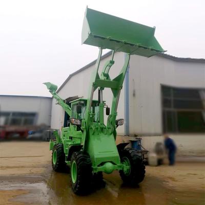 China New Chinese Backhoe Loader Mini Backhoe Loader Earth Moving Machine Wheel 4x4 Tractor with Loader and Backhoe for sale