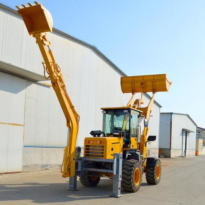 China Factory Price Chinese Backhoe Excavator Loaders Diesel Mini 4X4 Backhoe Loader with Multi-Functional Attachments for sale