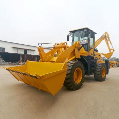 China High Quality 4X4 Hydraulic Excavator Loader Chinese Backhoe Loader Wheeled Backhoe Loader for Construction Works for sale