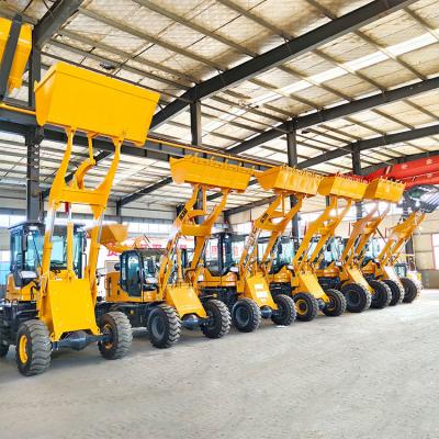 China Hot Sale Construction Machine Mini Loader Diesel 4WD Tractor with Front Loader Small Wheel Loader for sale