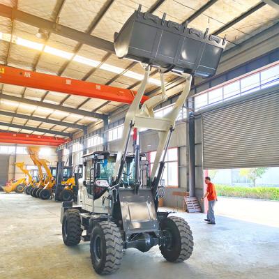 China New Condition Bucket Loader Mini Wheel Loader 4x4 with Log Grapple Articulating Compact Mini Front End Loader for sale