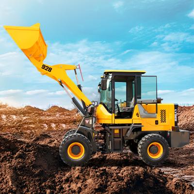 China Small Front End Loader CE/EPA 1Ton 1.2t 1.5t 2t 2.5Ton Compact Multifunctionality Diesel Bucket Wheel Loader for Sale for sale