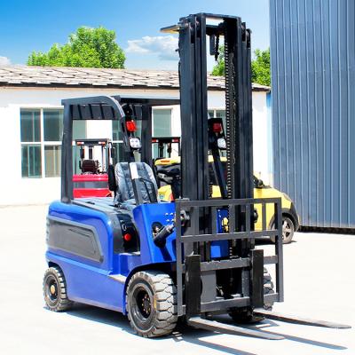 China 5 Ton Cheap Four Wheels Full Electric Forklift With Refrigerator Clip Made in China for sale