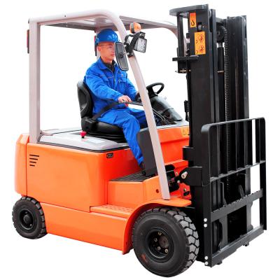 China New Chinese 5 Ton Full Electric Pallet Forklift With Four Big Tyres Low Price on Sales Hydraulic Manufacturing Construction for sale