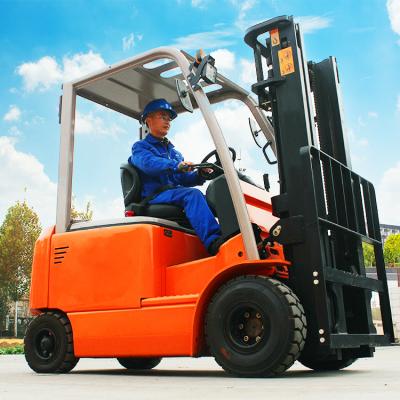 China 2 2.5 3 Ton 4 Wheels Small Fork Lift Warehouse Hydraulic Lifter Forklifts Truck Mini Electric Forklift for sale