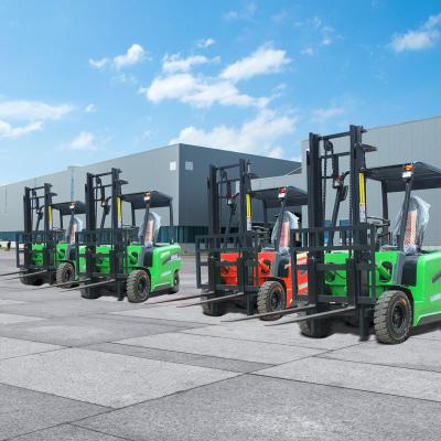China Good Quality All Terrain Forklift 1 Ton 2 Ton 3 Ton Electric Forklift Trucks Forklift Terrain with EPA Eur5 Engine for sale