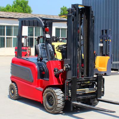China High Quality 1 Ton 2 Ton 3 Ton Electric Forklift Lithium Battery Solid Tire Warehouse Indoor Forklift for sale