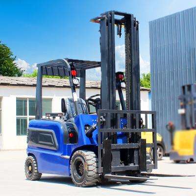 China Best Value Electric Forklift Truck 1 Ton 2 Ton 3 Ton Farm All Terrain Rough Terrain Forklift for sale
