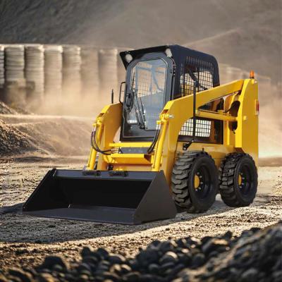 China EPA CE Small Skid Steer Loader Minicargador 1400kg Skid Steer Stone Picker Skid Steer Attachments for sale