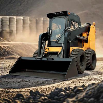 China Fast Delivery China Manufacturer Small Mini Skid Steer Loader Road Roller Mini Crawler Loader Skid Loaders for sale