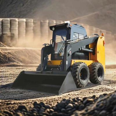 China Free Shipping Mini Skid Steer Loader Euro 5 Multifunctional Mini Crawler Dumper CE EPA Mini Wheel Skid Loader for Sale for sale