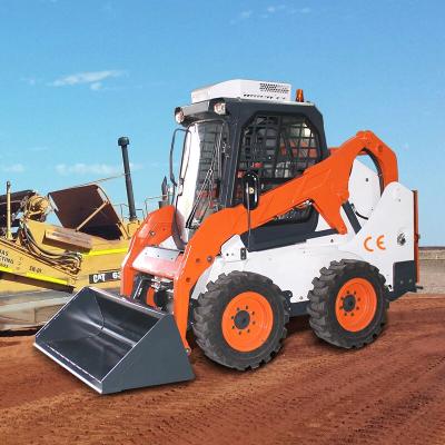 China Free Shipping Powerful Crawler Equipment Mini Skid Steer Loader Cheap Wheel Loader Ce Epa Engine Compact Skid Steer Loader for sale